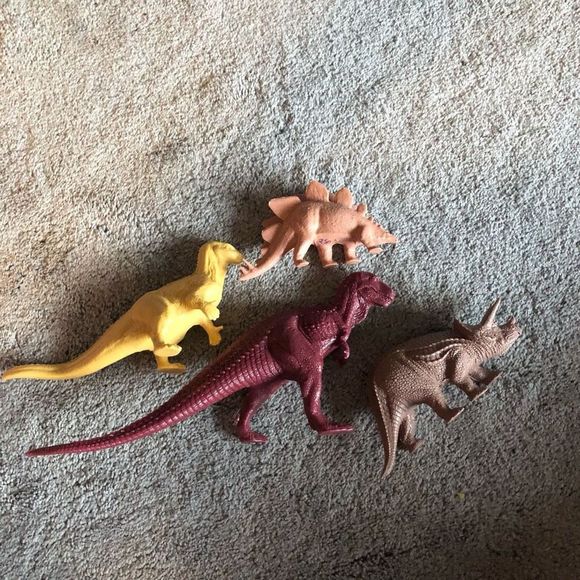 Invicta | Toys | Vintageinvicta Plastic Dinosaur Lot T Rex Iguanodon ...